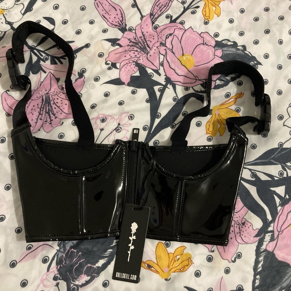 Dolls Kill | Tops | Poster Girl Vinyl Bustier | Poshmark